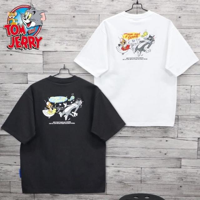 【送料無料】メンズ トムとジェリー TOM&JERRY トムジェリ SEQUENZ シークエンズ コラボ 半袖 Tシャツ 半袖Tシャツ ティーシャツ 刺繍 バーソープ 石鹸 ユニセックス ...